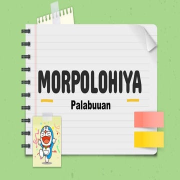 Morpolohiya | PPT