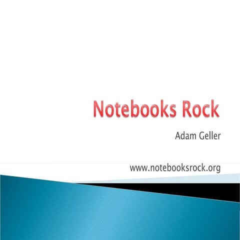 Notebooks Rock | PPT