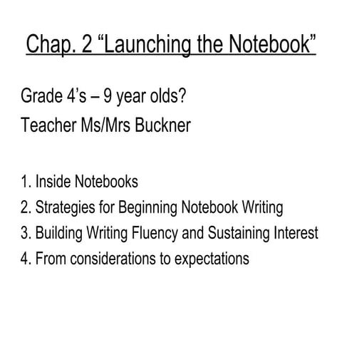 Notebooksummary | PPT