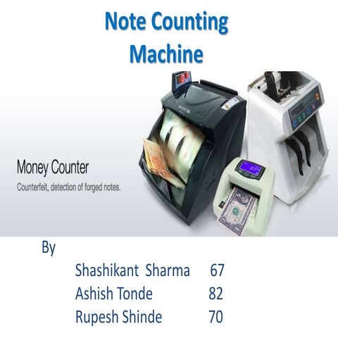 Note counting machine | PPTX