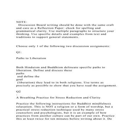 NOTE Discussion Board writing should be done with the same c.docx