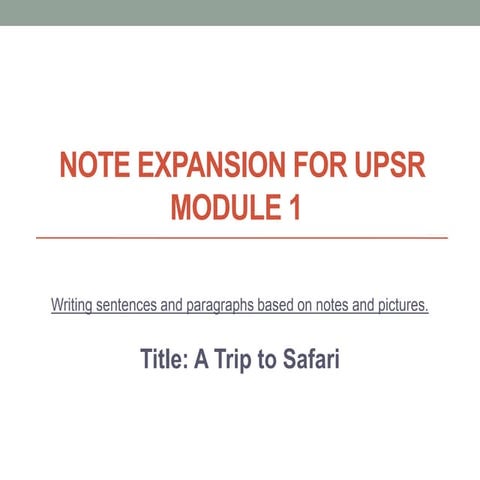 Note expansion module | PPTX