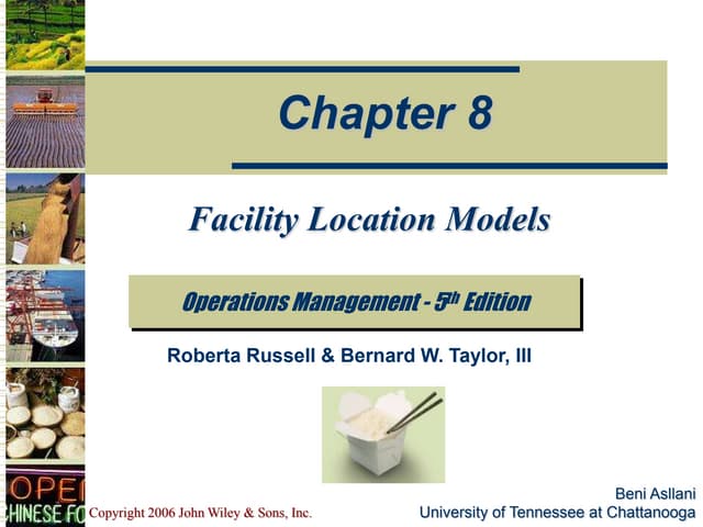 Operations management chapter: facility location | PPT