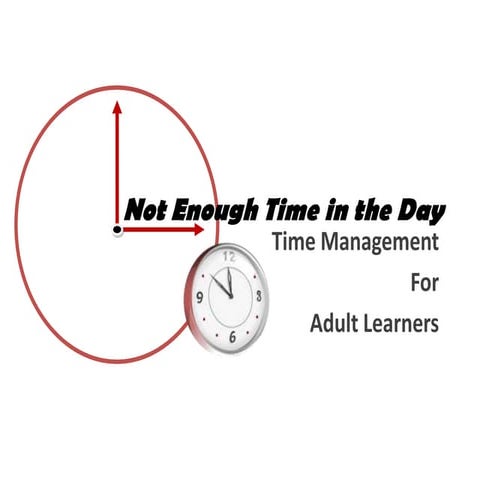 Not Enough Time in the Day: Time Management for Adult Elearners, Part 1 ...
