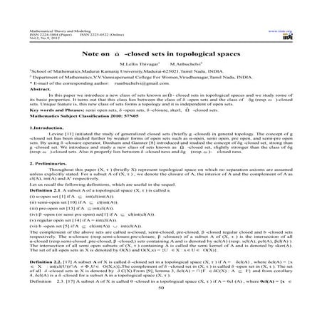 Unit 1: Topological spaces (its definition and definition of open se…