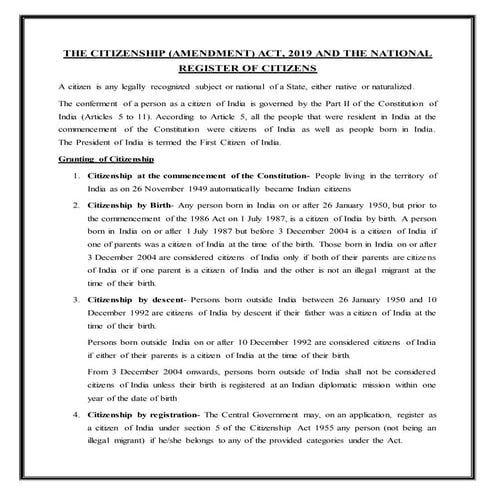 Note on caa and nrc | DOCX