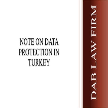 Note on data protection | PPT