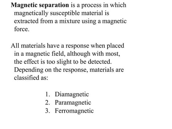 Magnetic Separator | PDF