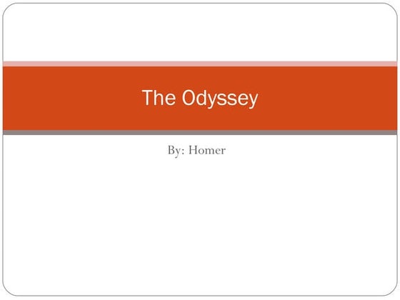 Introduction odyssey | PPT