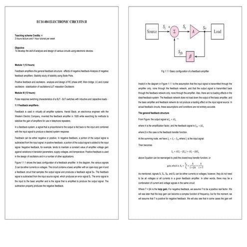 Electronic Circuits | PPT