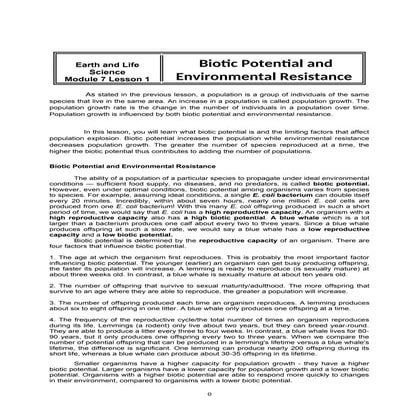 Biotic Potential & Environmental Resistance.pptx