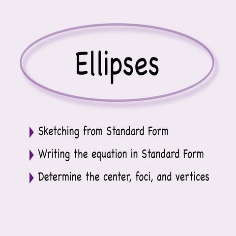 Notes ellipses | KEY | Physics | Science