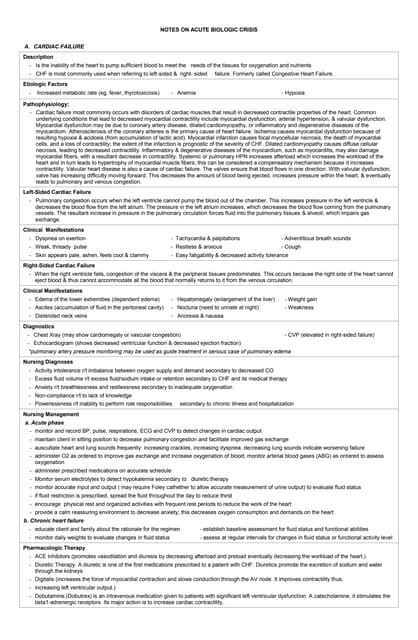 (5) nursing care plans (ncp) for cardiogenic shock | DOCX