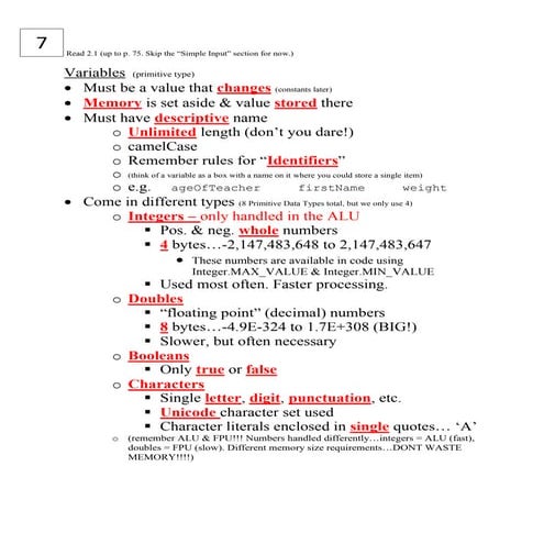 Notes 07 Primitive Variables Docx