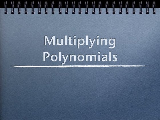 Adding Polynomials | PPT | Physics | Science