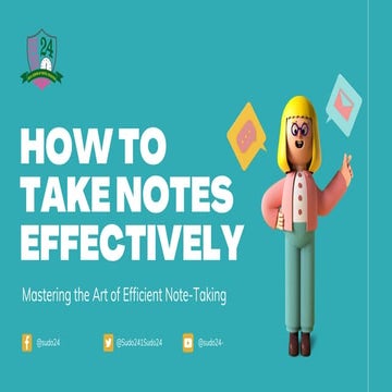 How to Take Notes Effectively.pdf