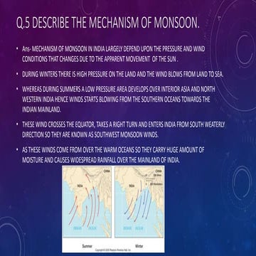 Monsoons | PPT