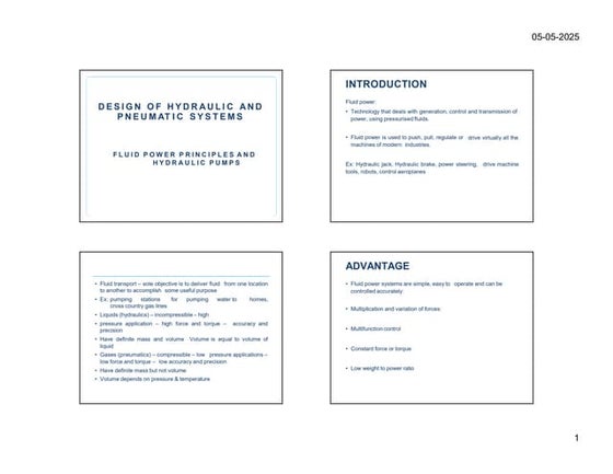 Study on hydraulic powerpack | PDF
