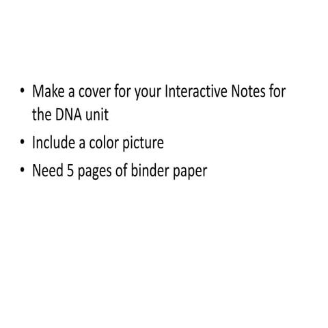 Notes dna structure | PPT | Free Download