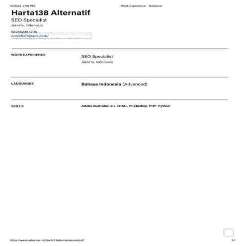 Harta138 Alternatif | Situs Harta138 Terbaik | PDF