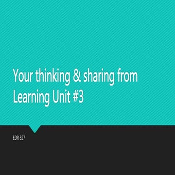 Vocabulary thinking from learning unit #2 | PDF