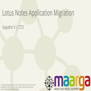 Lotus Notes Application Migration | PPT