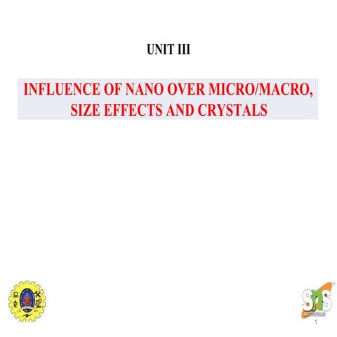 Nanotech17 presentations