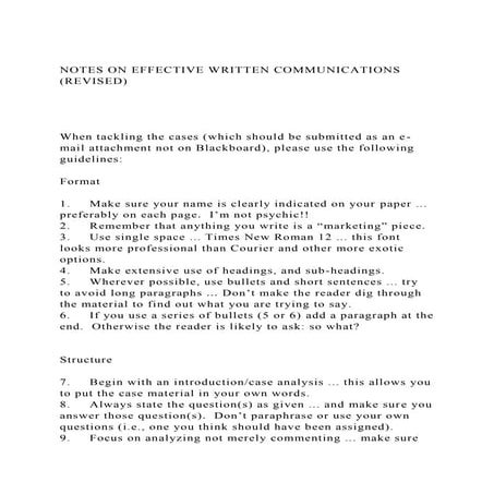 NOTES ON EFFECTIVE WRITTEN COMMUNICATIONS (REVISED)When .docx
