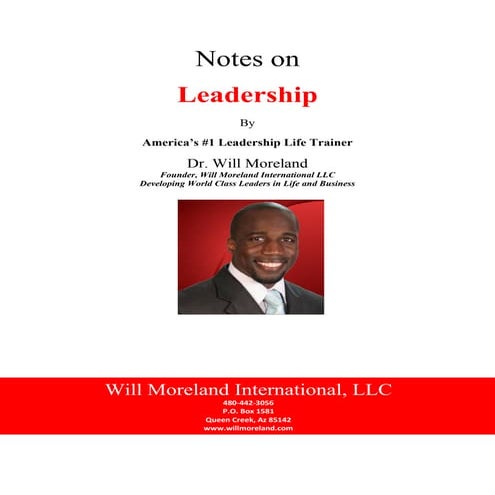 Notes On Leadership | PDF | Executive Leadership & Management | Business