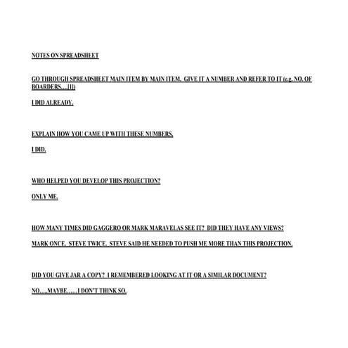 Notes on spreadsheet | PPT