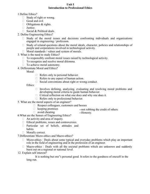 Human values unit 2 notes | PDF