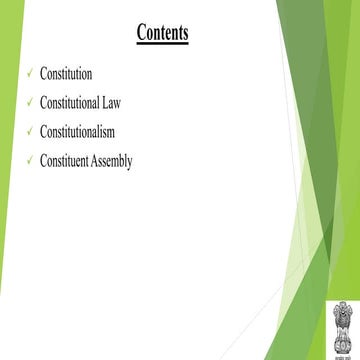 Detailed UNIT 1 NOTES OF CONSTITUTION OF INDIA | PDF