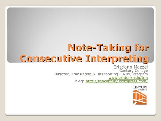 Conference & simultaneous interpreting | PPT