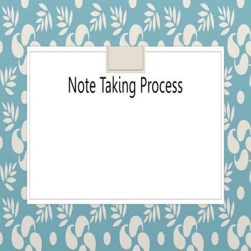 Note Taking Process in the university.pptx