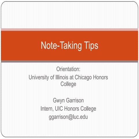 AVID Overview - Cornell Notes | PPTX