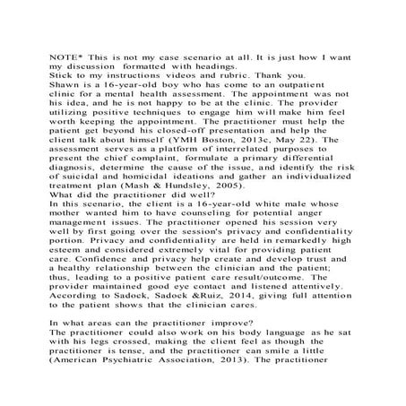 Note this is not my case scenario at all. it is just how i want m | PDF