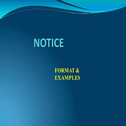 everything about NOTICE | DOCX