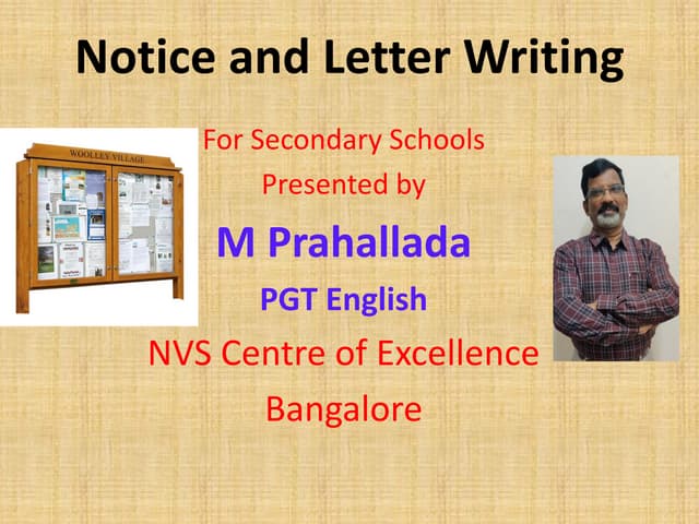 How to Write Notice | PPT