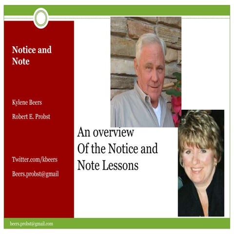 Notice and note slides august 2 | PPT