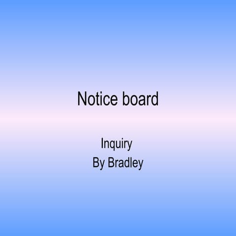 Notice board | PPT