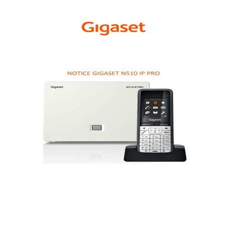 Notice Gigaset N510 ip pro_201704 | PDF