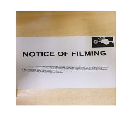 Notice of filming | PDF