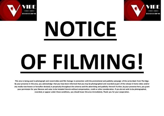 Notice of Filming | PPT