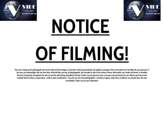 Notice of Filming | PPT