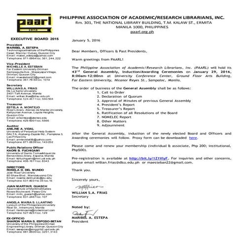 Notice of general assembly 2016 | DOCX