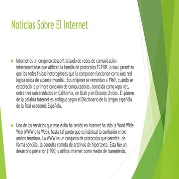 Noticias sobre el internet | PPTX