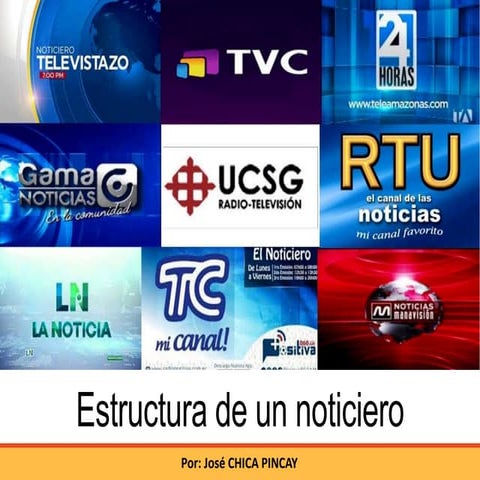 Estructura de un noticiero | PPTX