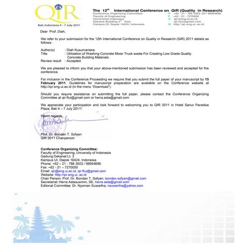 Notification Abstract Acceptance QIR FT UI 2011_Diah Kusumantara.pdf