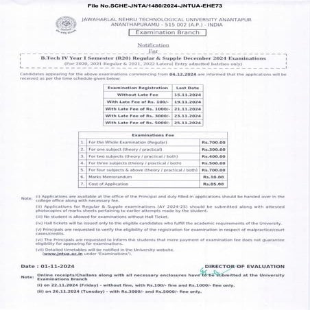 Notifications-IM-Lr-for-B.Tech-IV-Yr-I-II-sem-Reg-Supple-Dec-2024-Exams.pdf | Educational ...