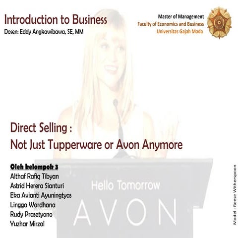 Not just tupperware or avon anymore | PPT